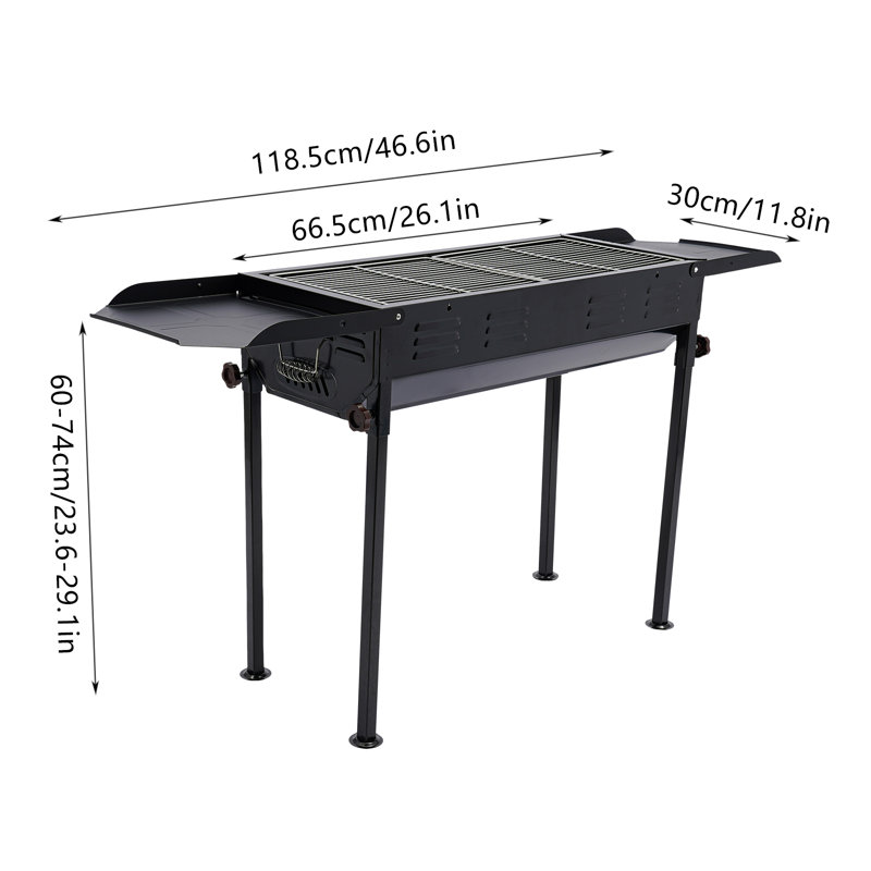 YYBUSHER Portable Charcoal BBQ Grill | Wayfair